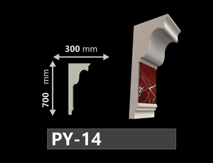 Model PY-14 - Ramsoy Strafor Duvar Panelleri ve Söve